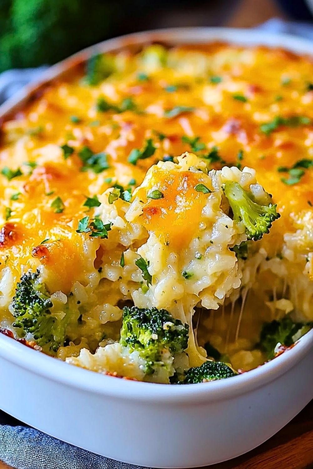 Cheesy Broccoli Rice Casserole - Ava Chef Life
