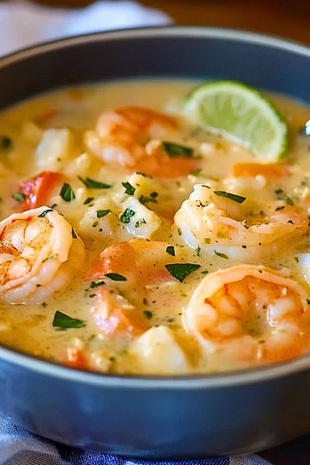Coconut Lime Shrimp and Cod Chowder Recipe - Ava Chef Life