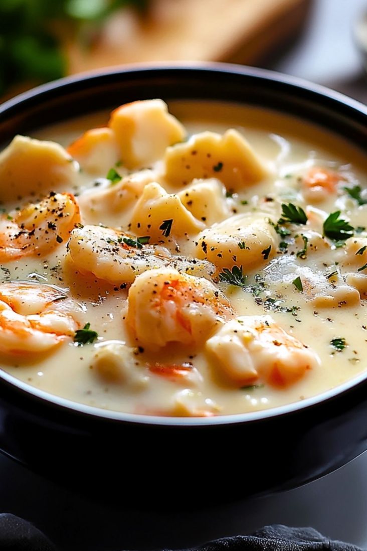 Creamy Seafood Chowder - Ava Chef Life