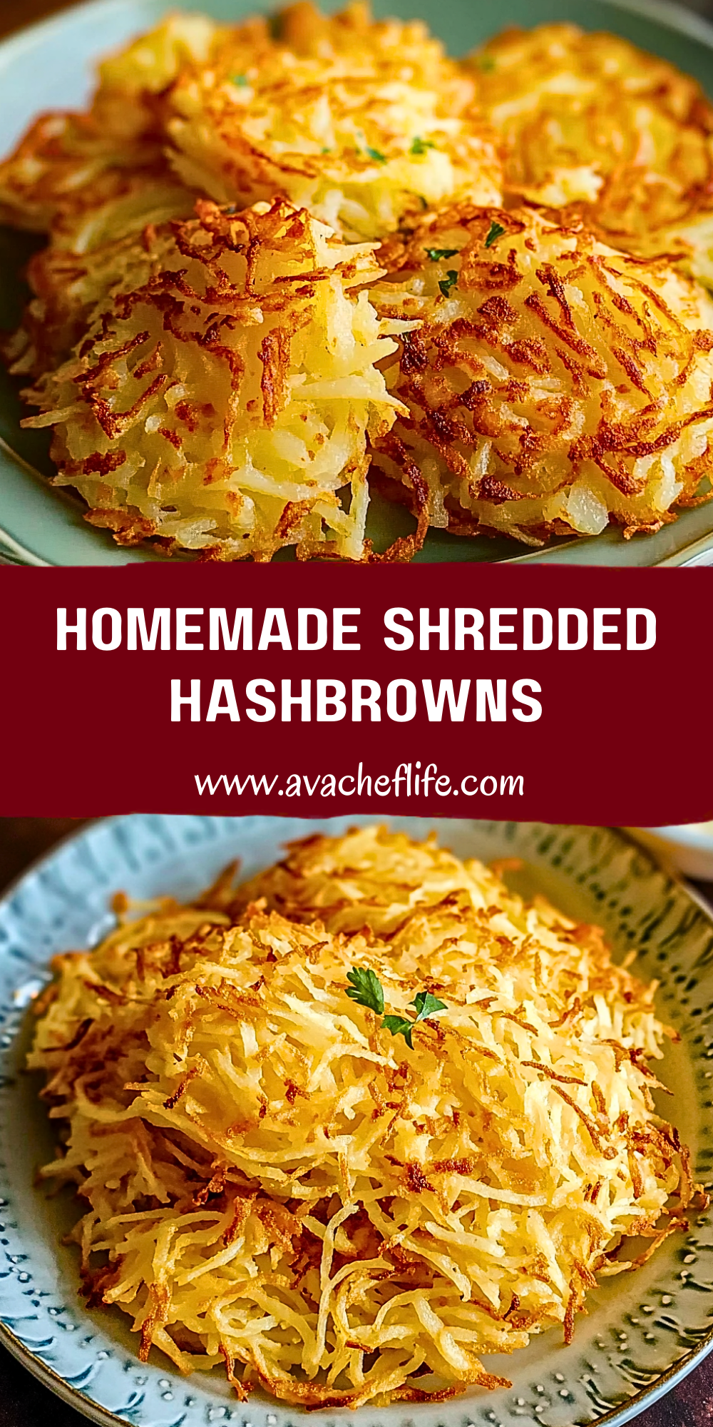 Homemade Shredded Hashbrowns - Ava Chef Life