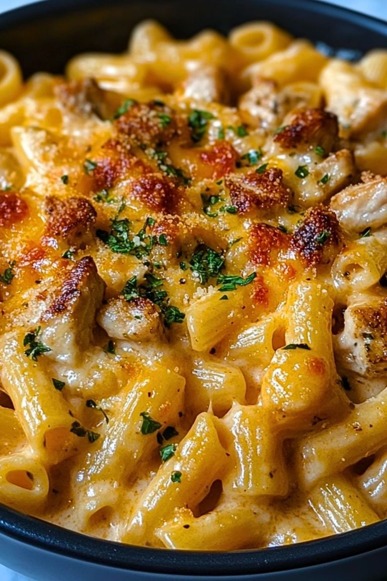 One-Pot Creamy Chicken Cheddar Ranch Pasta - Ava Chef Life