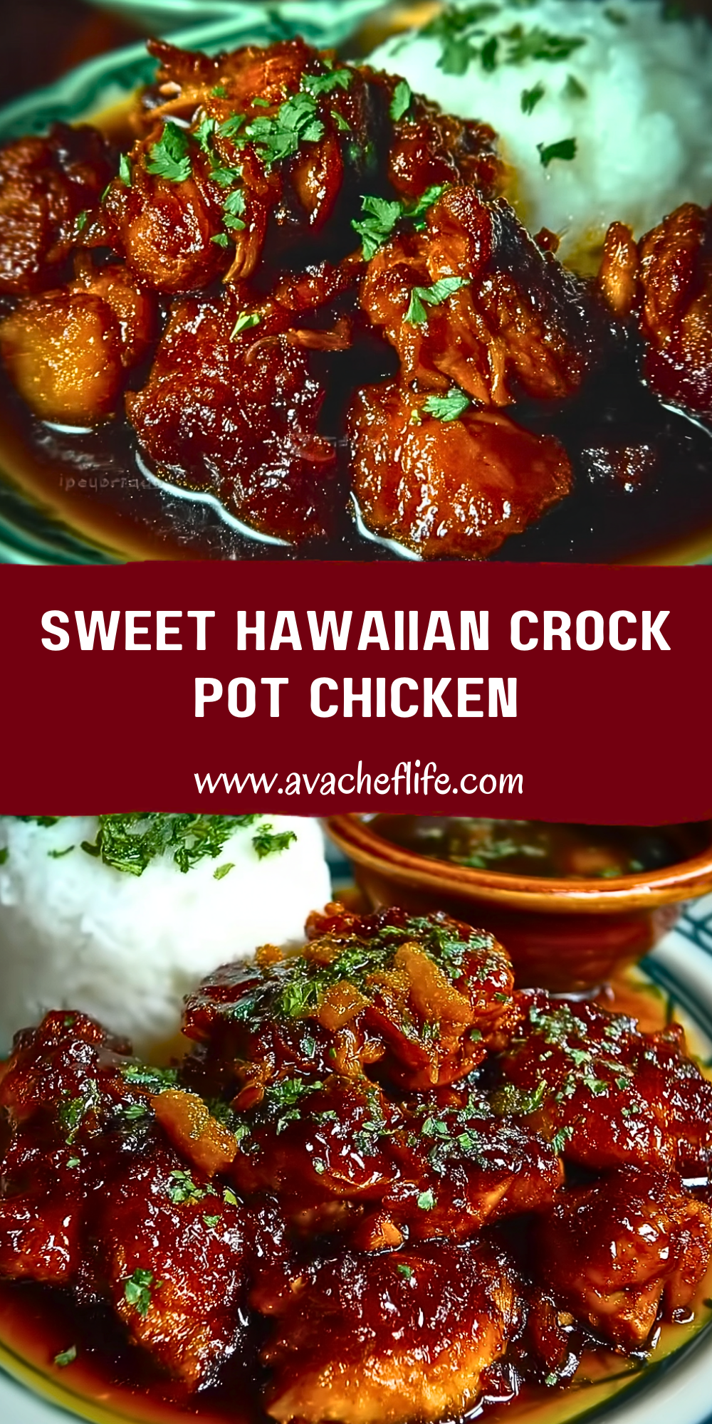Sweet Hawaiian Crock Pot Chicken - Ava Chef Life