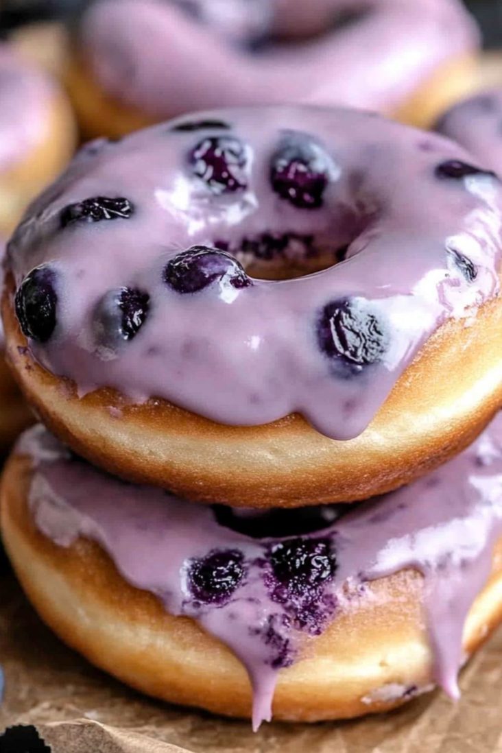 Baked Blueberry Cake Donuts - Ava Chef Life