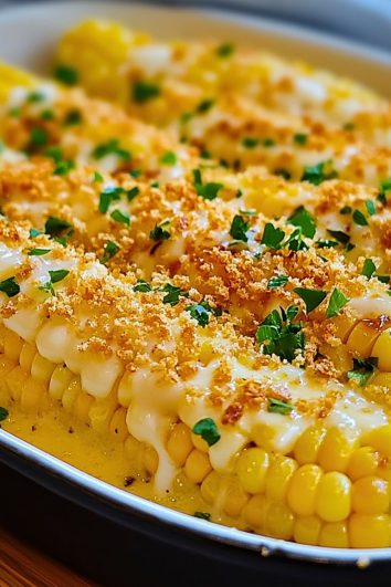 Cheesy Garlic Butter Corn – Ava Chef Life