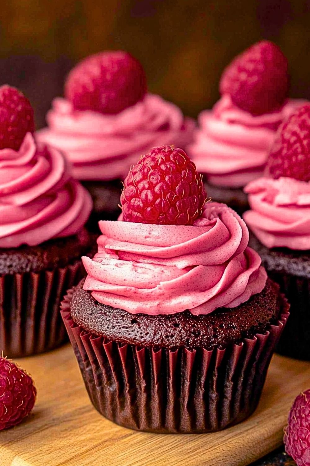 Chocolate Raspberry Cupcakes - Ava Chef Life
