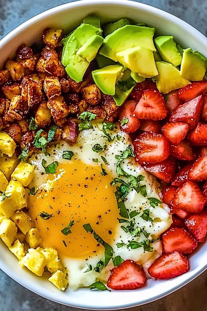 Easy High Protein Breakfast Bowls Recipe - Ava Chef Life