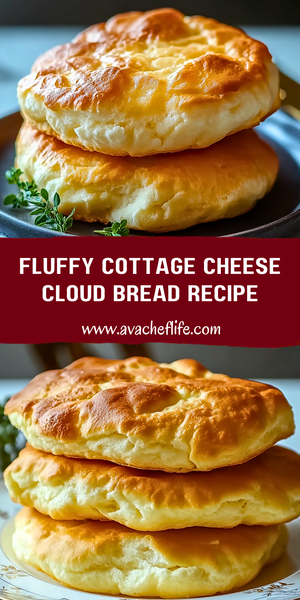 Fluffy Cottage Cheese Cloud Bread - Ava Chef Life