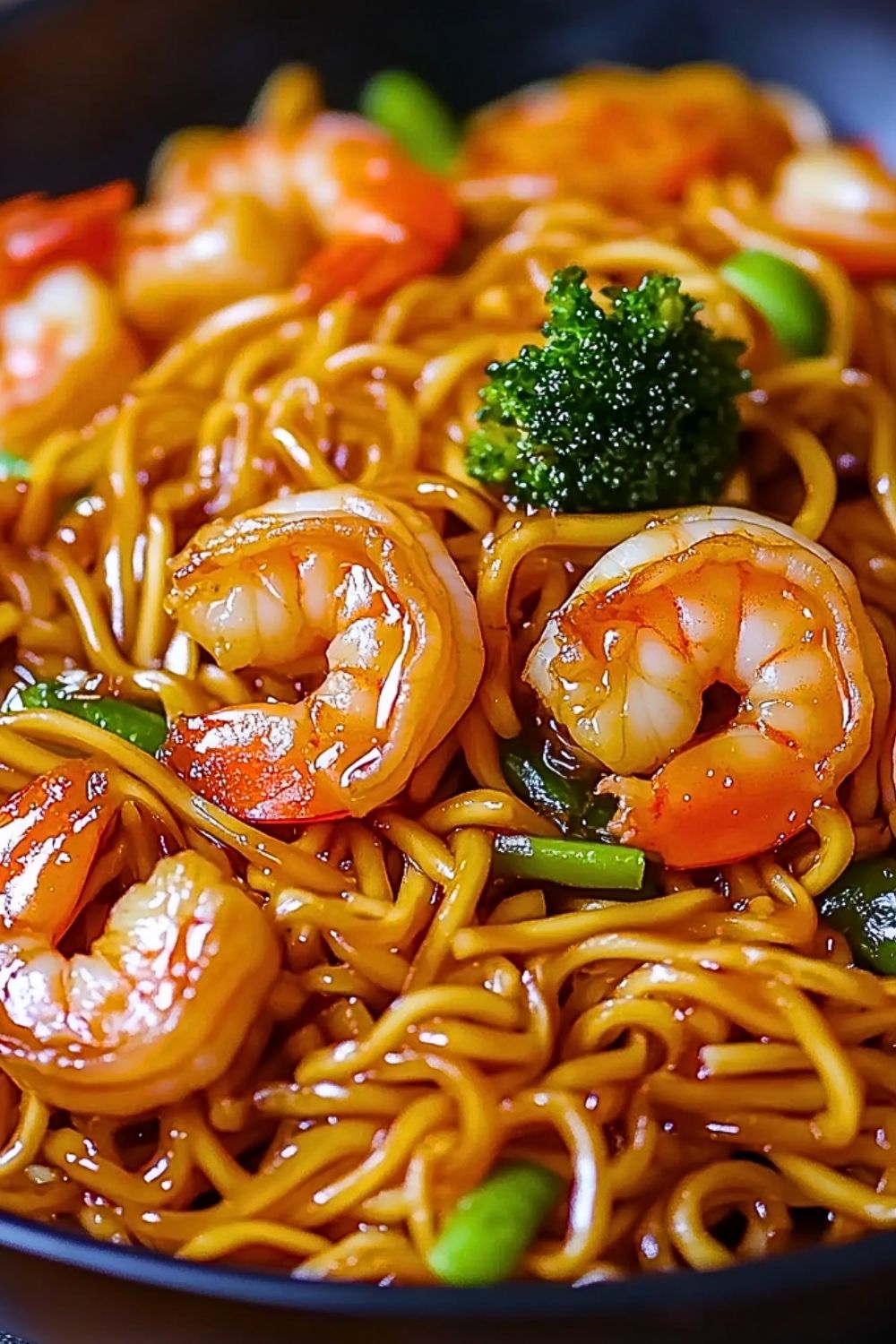 Honey Garlic Shrimp Chow Mein - Ava Chef Life