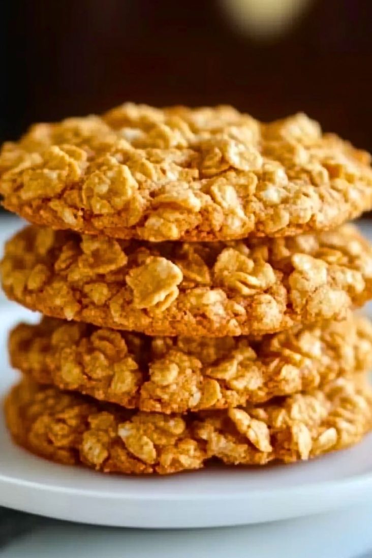 Peanut Butter Cornflake Cookies Recipe - Ava Chef Life