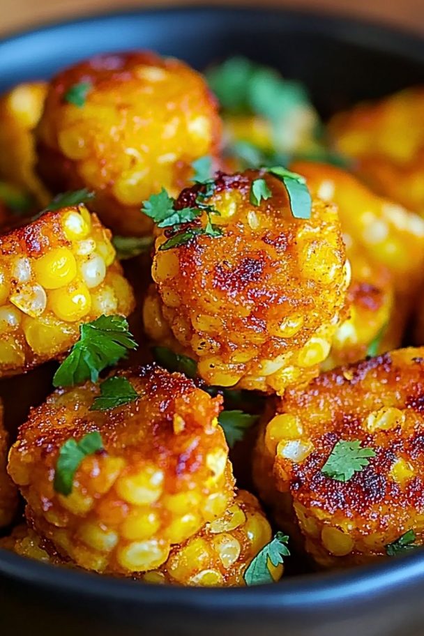 Spicy Mexican Corn Bites - Ava Chef Life