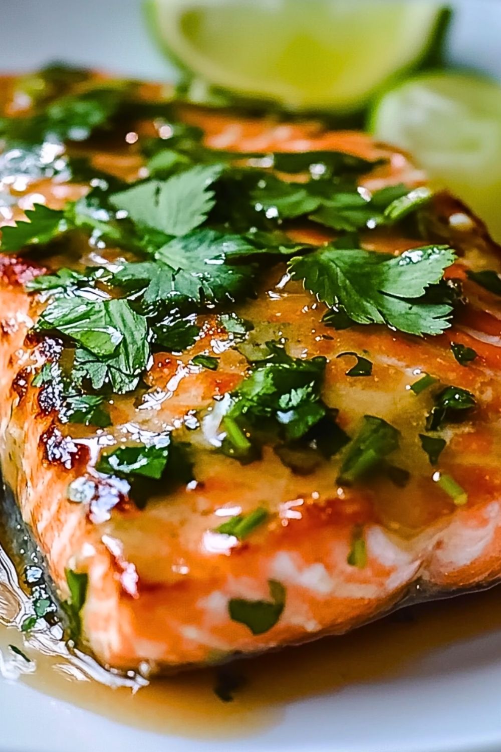 Cilantro Lime Honey Garlic Salmon - Ava Chef Life