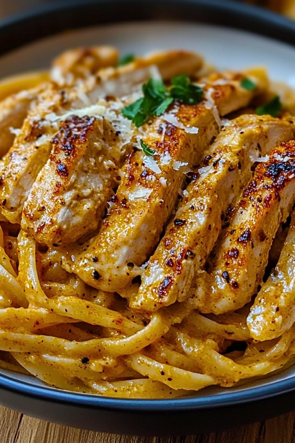 Creamy One Pot Cajun Chicken Linguine with Garlic Parmesan Sauce - Ava ...