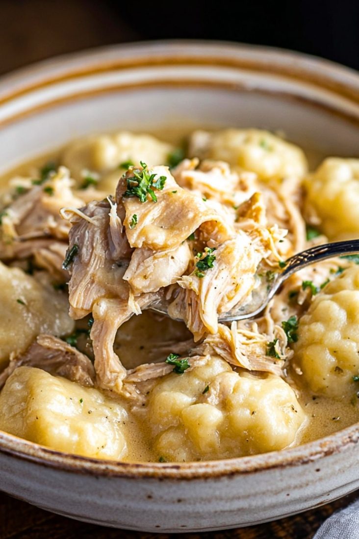Crockpot Chicken and Dumplings - Ava Chef Life