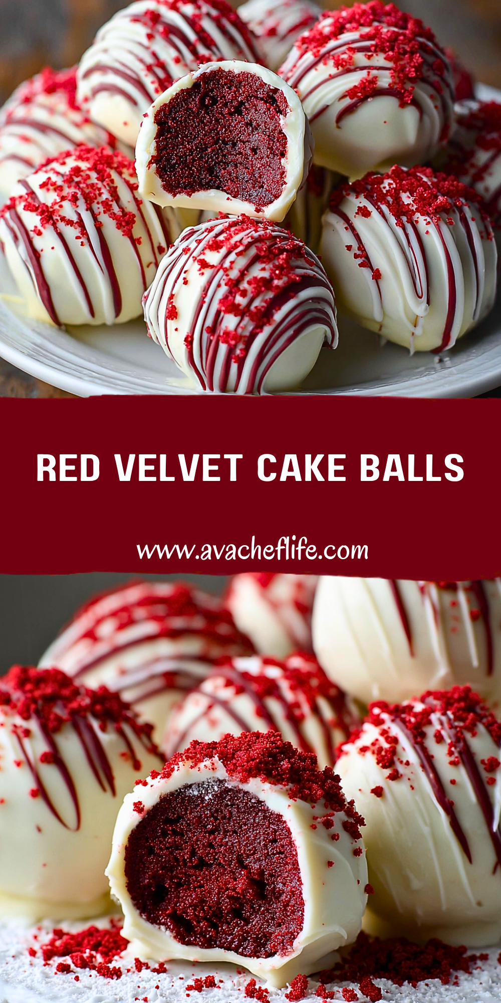 Red Velvet Cake Balls - Ava Chef Life