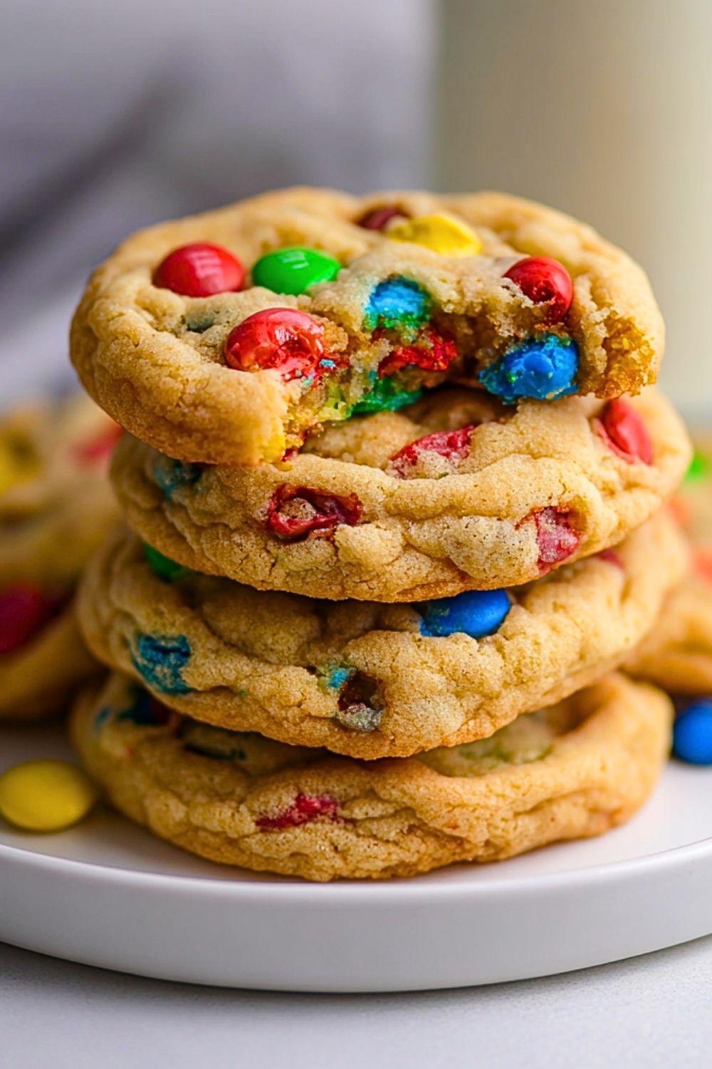 Chewy M&M Cookies - Ava Chef Life