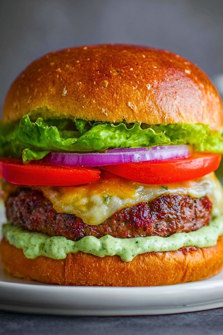 Chipotle Burgers with Avocado Sauce - Ava Chef Life