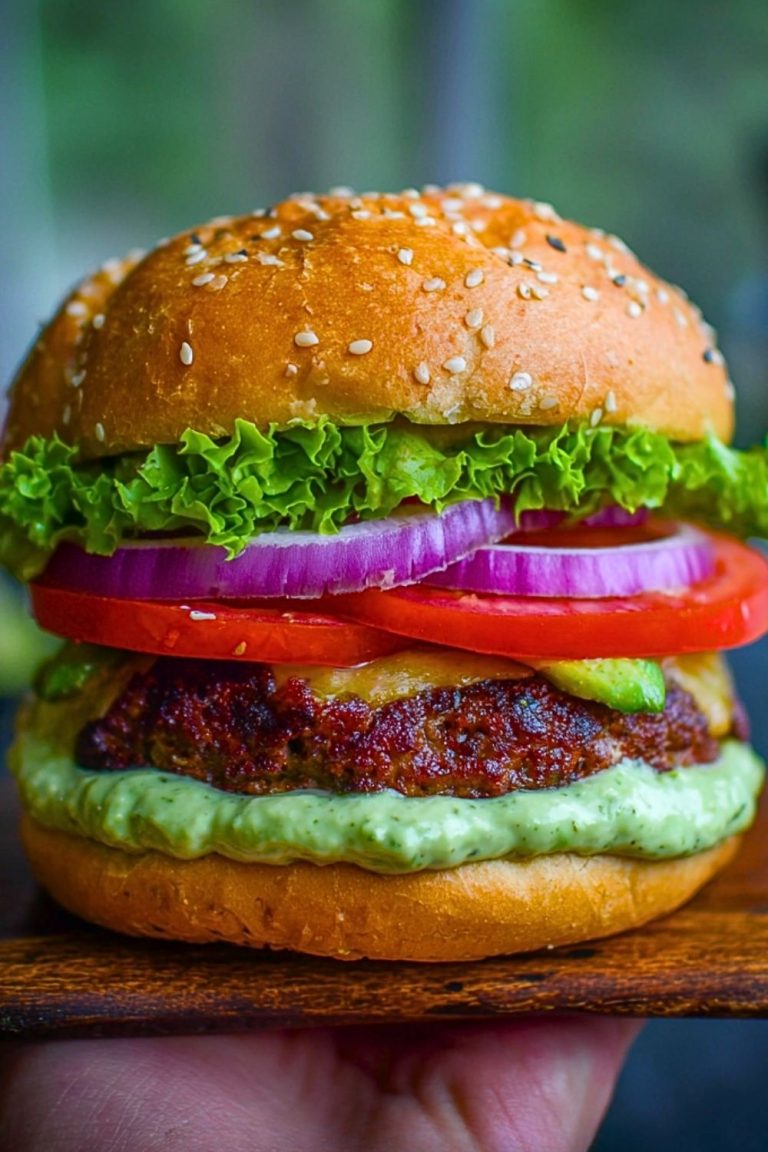 Chipotle Burgers with Avocado Sauce - Ava Chef Life