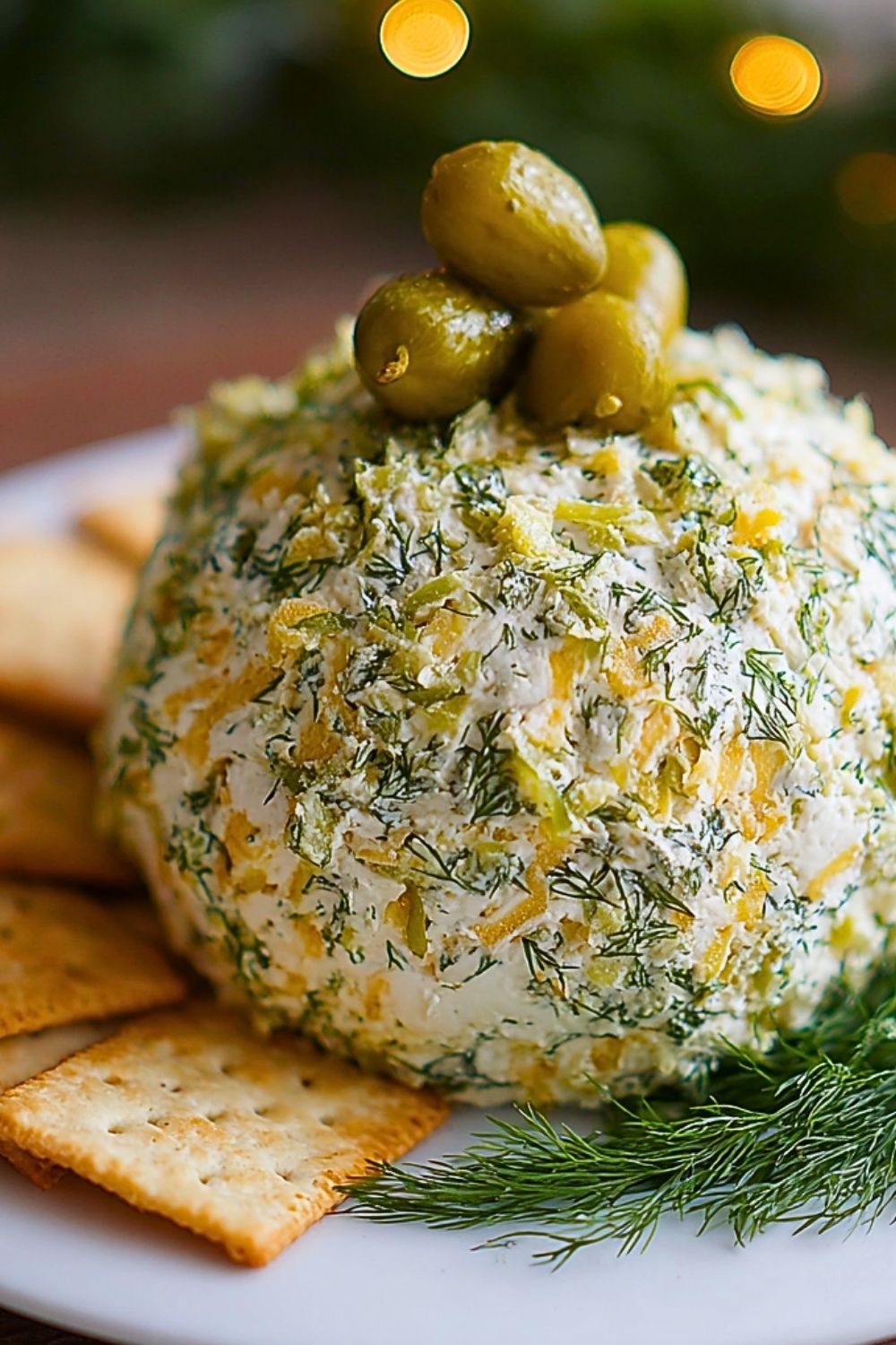 Creamy Dill Pickle Cheese Ball - Ava Chef Life