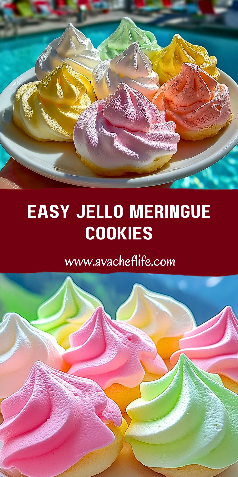 Easy Jello Meringue Cookies - Ava Chef Life