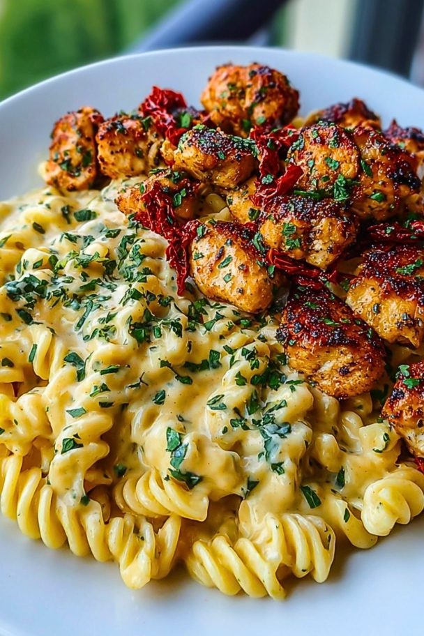 Easy Tuscan Garlic Chicken Bites Recipe - Ava Chef Life