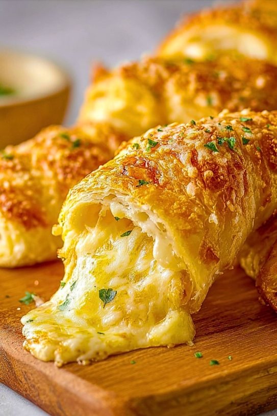 Flaky Cheesy Roll-Ups That Disappear Before They Cool - Ava Chef Life