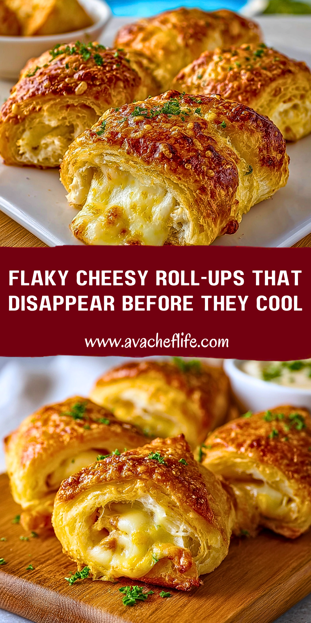 Flaky Cheesy Roll-Ups That Disappear Before They Cool - Ava Chef Life