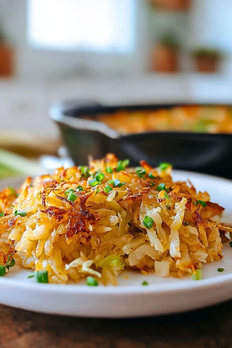 Irish Cheddar & Cabbage Hash Brown Skillet - Ava Chef Life