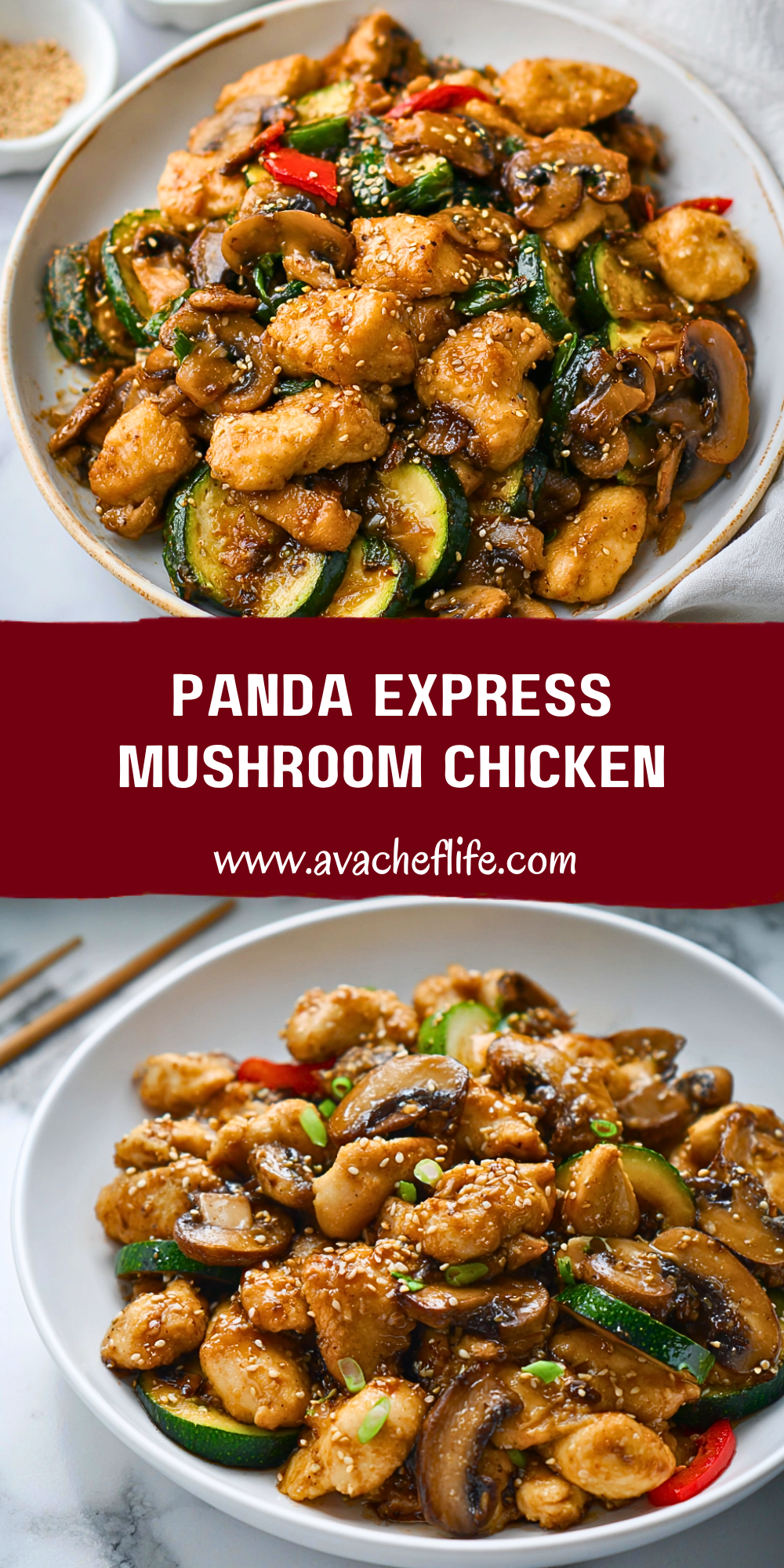 Panda Express Mushroom Chicken - Ava Chef Life