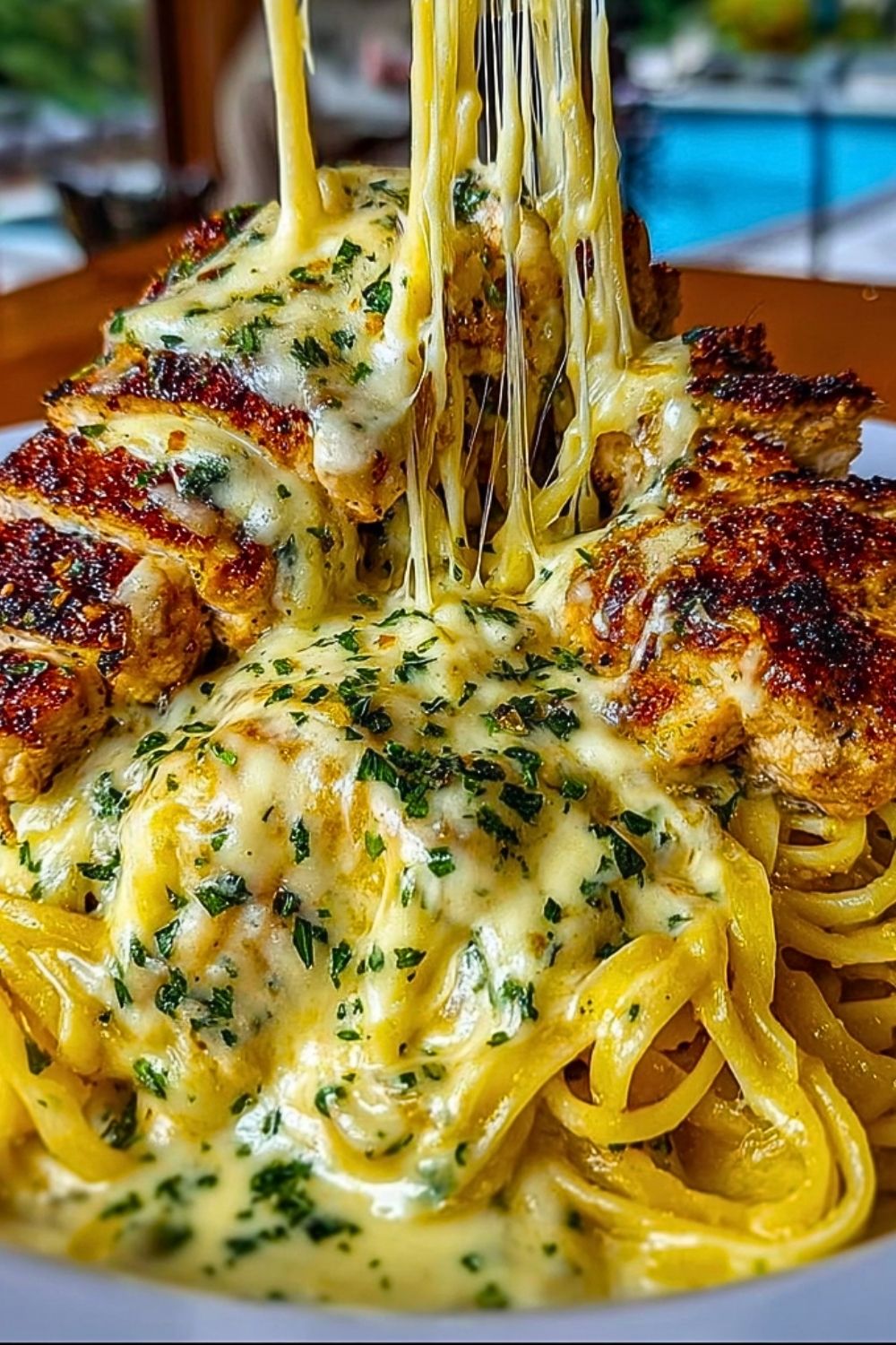 Creamy Cajun Chicken Linguine with Garlic Mozzarella Sauce - Ava Chef Life