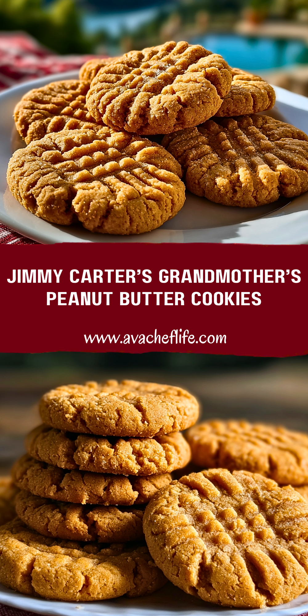 Jimmy Carter’s Grandmother’s Peanut Butter Cookies - Ava Chef Life