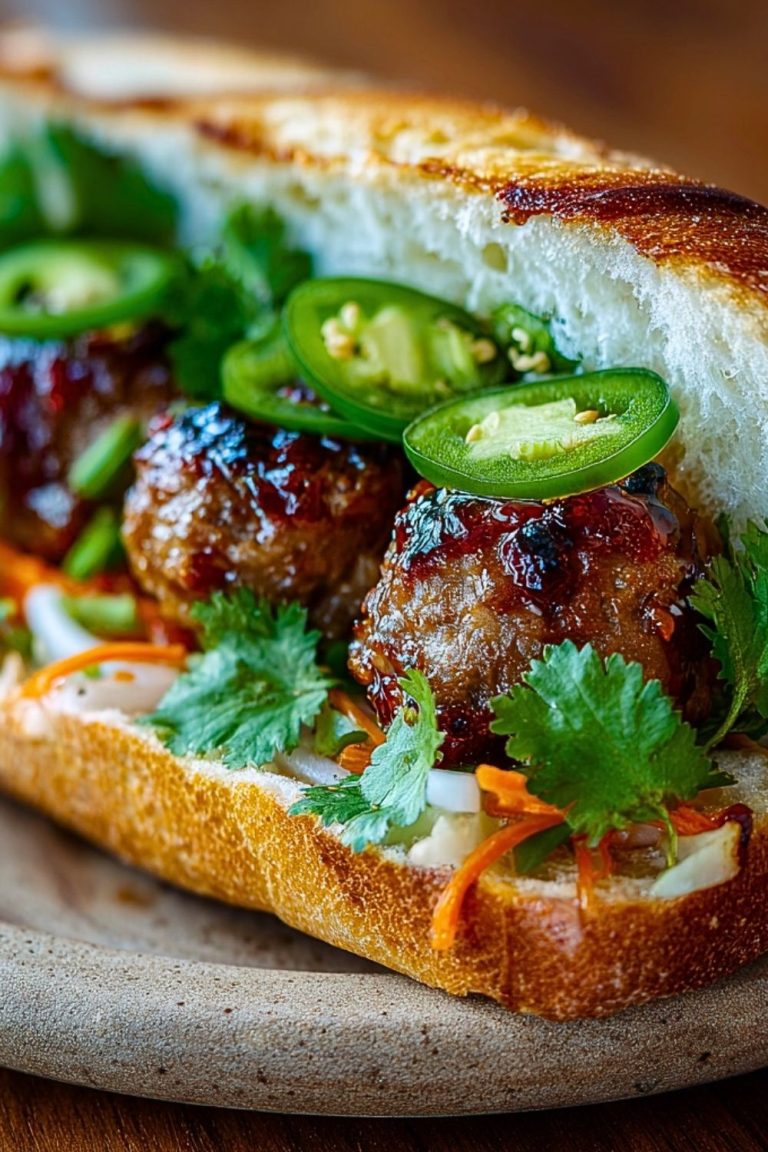 Korean BBQ Meatball Banh Mi - Ava Chef Life