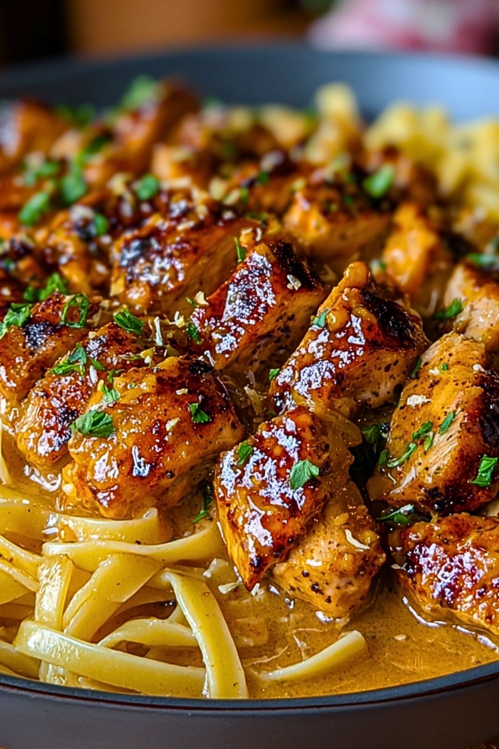 Spicy Cajun Honey Butter Chicken & Pasta - Ava Chef Life