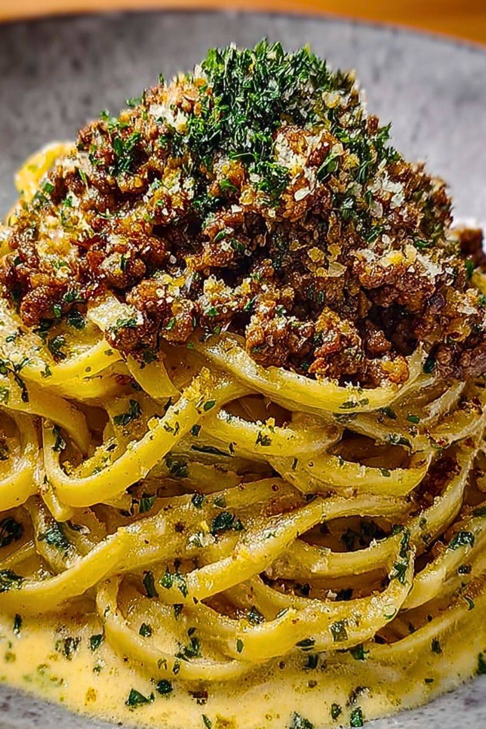 Parmesan Beef Linguine with Garlic Butter Sauce - Ava Chef Life