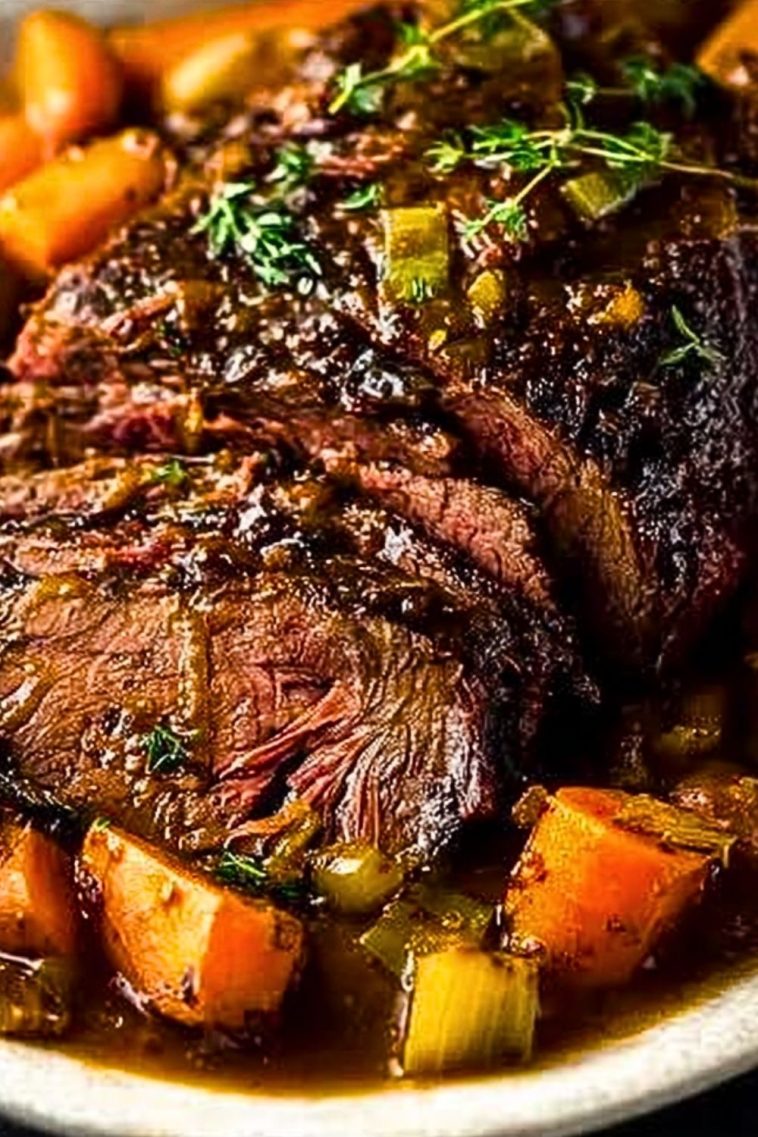 Slow-Cooked Pot Roast with Vegetables - Ava Chef Life
