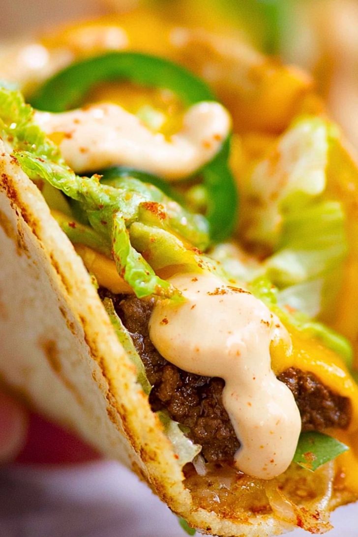 Big Mac Smash Burger Taco - Ava Chef Life
