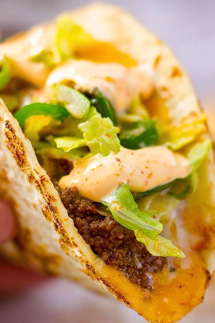 Big Mac Smash Burger Taco - Ava Chef Life