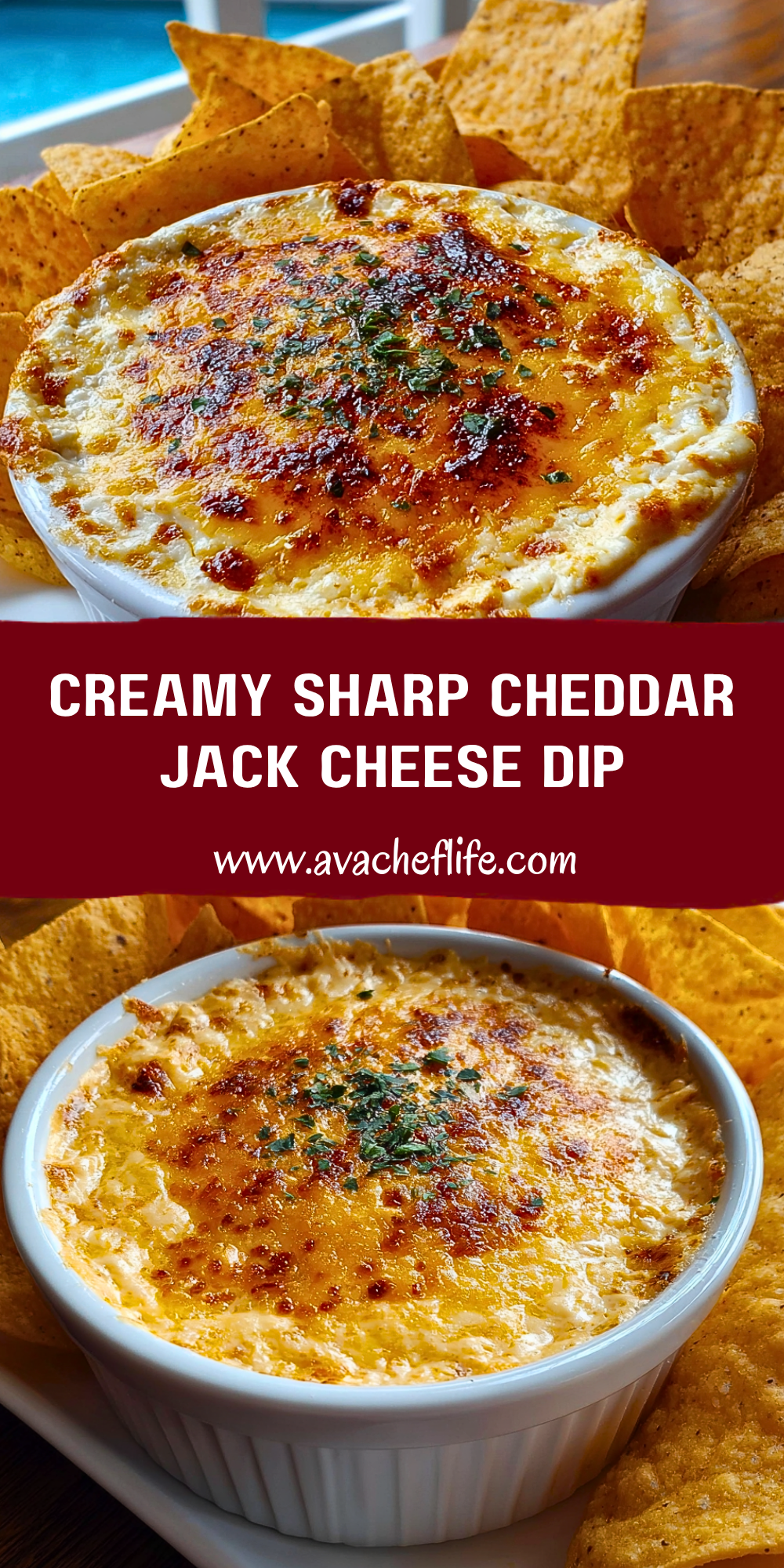 Creamy Sharp Cheddar Jack Cheese Dip - Ava Chef Life