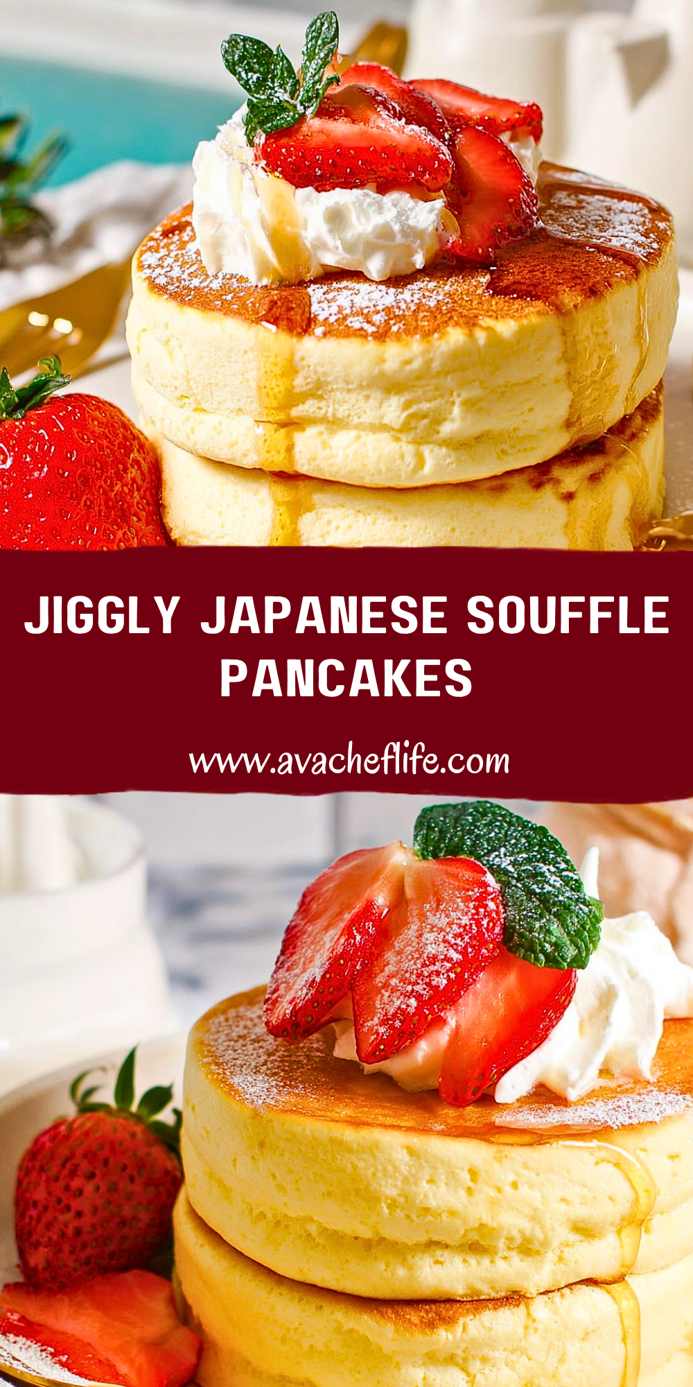 Jiggly Japanese Soufflé Pancakes - Ava Chef Life