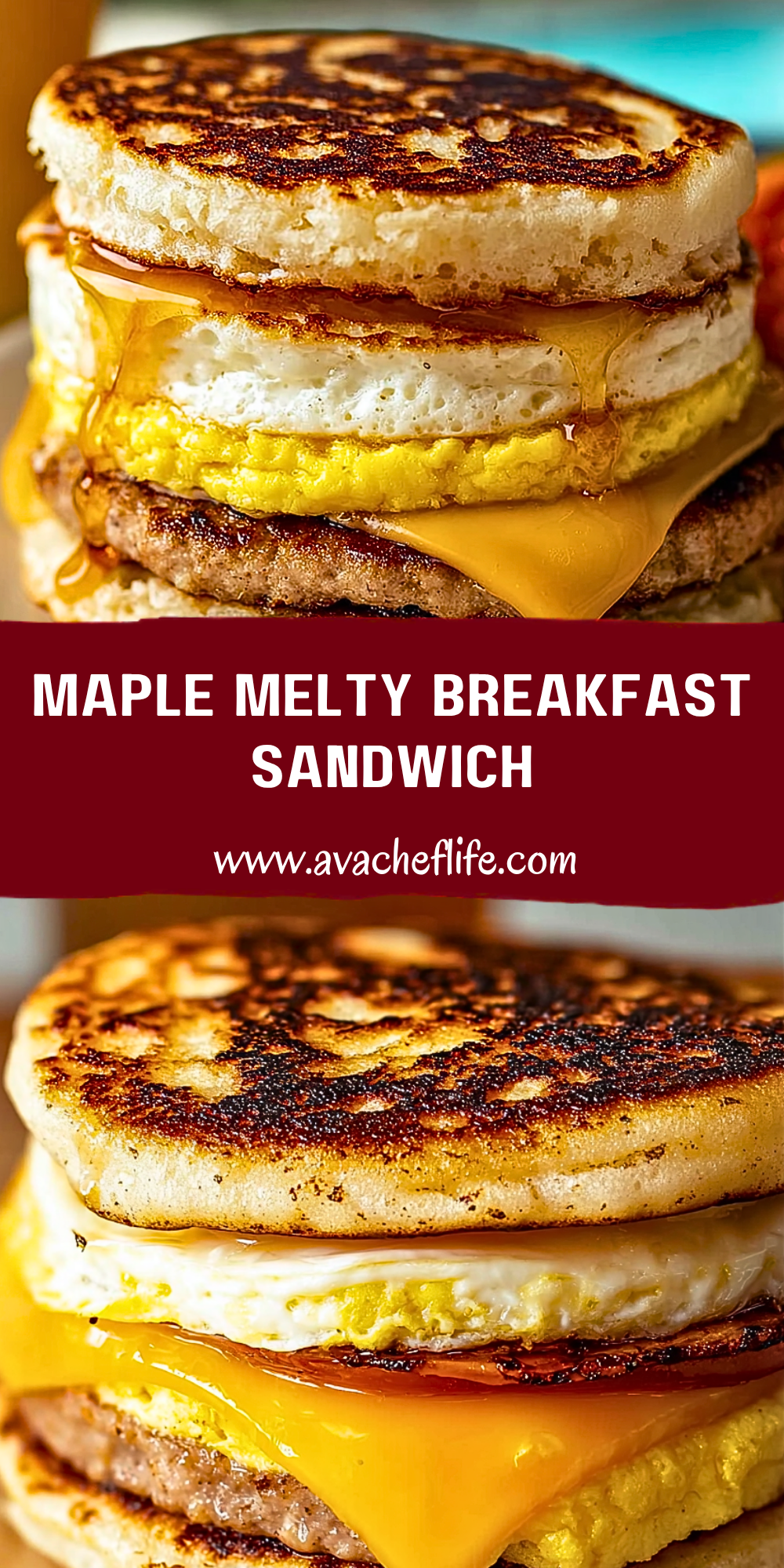 Maple Melty Breakfast Sandwich - Ava Chef Life