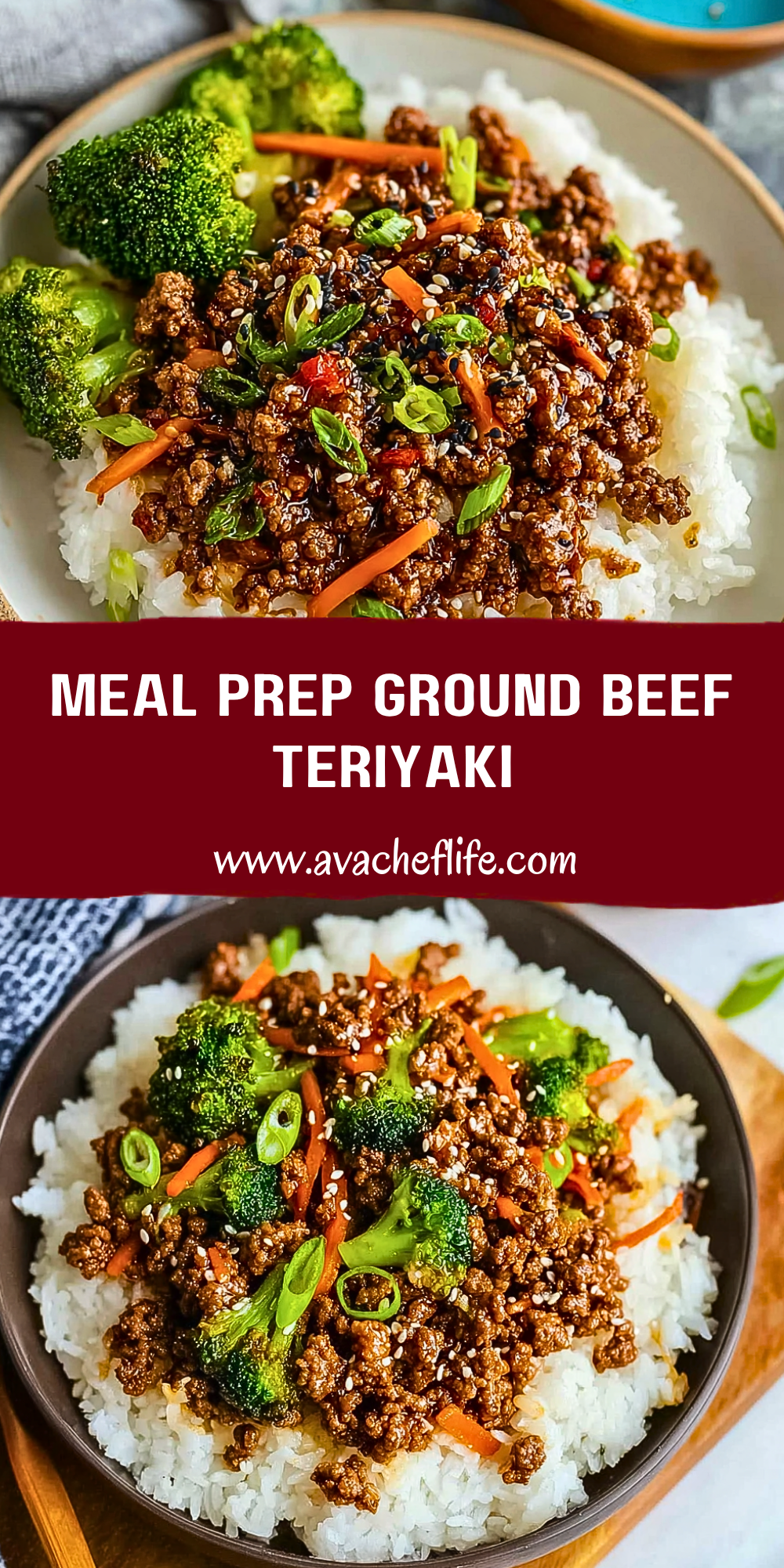Meal Prep Ground Beef Teriyaki - Ava Chef Life