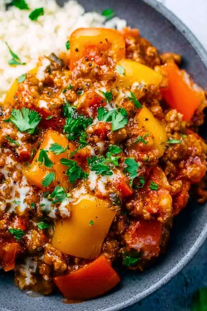 Unstuffed Peppers - Ava Chef Life